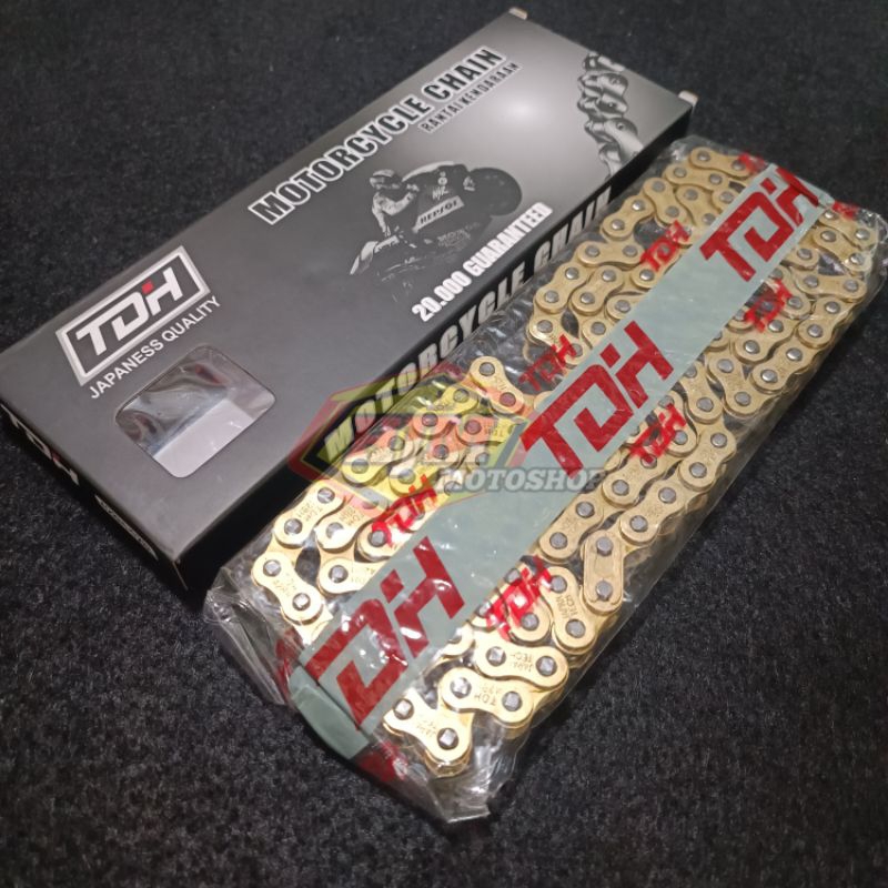 Jual RANTAI TDH 428H - 128L GOLD UNIVERSAL CBR CB150R MEGAPRO SONIC VERZA GTR 150 MX KING MX NEW ...