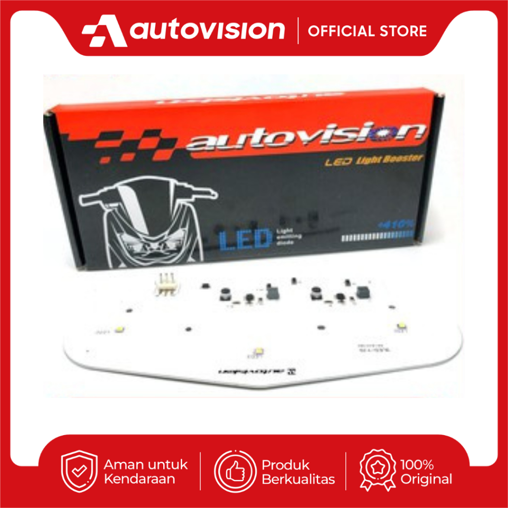 Jual LED Headlight NMAX Autovision Upgrade 12V 6Wx3 900Lm Combo | Shopee Indonesia