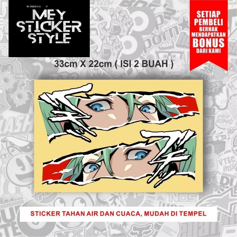 Jual Sticker set lembaran print cutting stiker viral all type motor ...