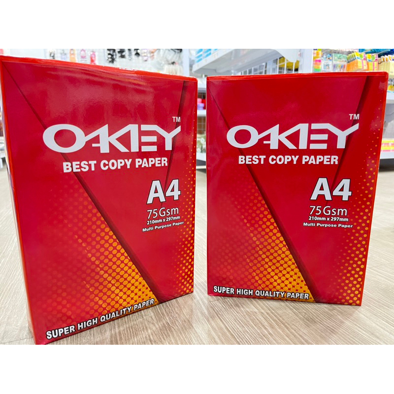 Jual Kertas HVS Okey 75 gsm A4 KERTAS FOTOCOPY | Shopee Indonesia