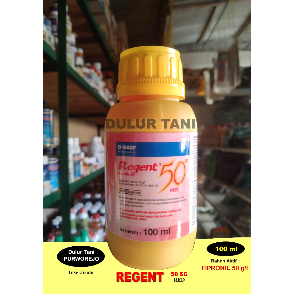 Jual Insektisida REGENT Red 100 ml Bahan Aktif Fipronil 50 g/l | Shopee ...