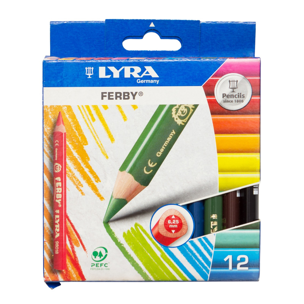 Jual LYRA Ferby Color Pencil Cardbox 12 Colors | Shopee Indonesia