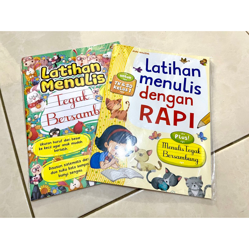 Jual Buku Latihan Menulis Rapi Tegak Bersambung SD | Shopee Indonesia