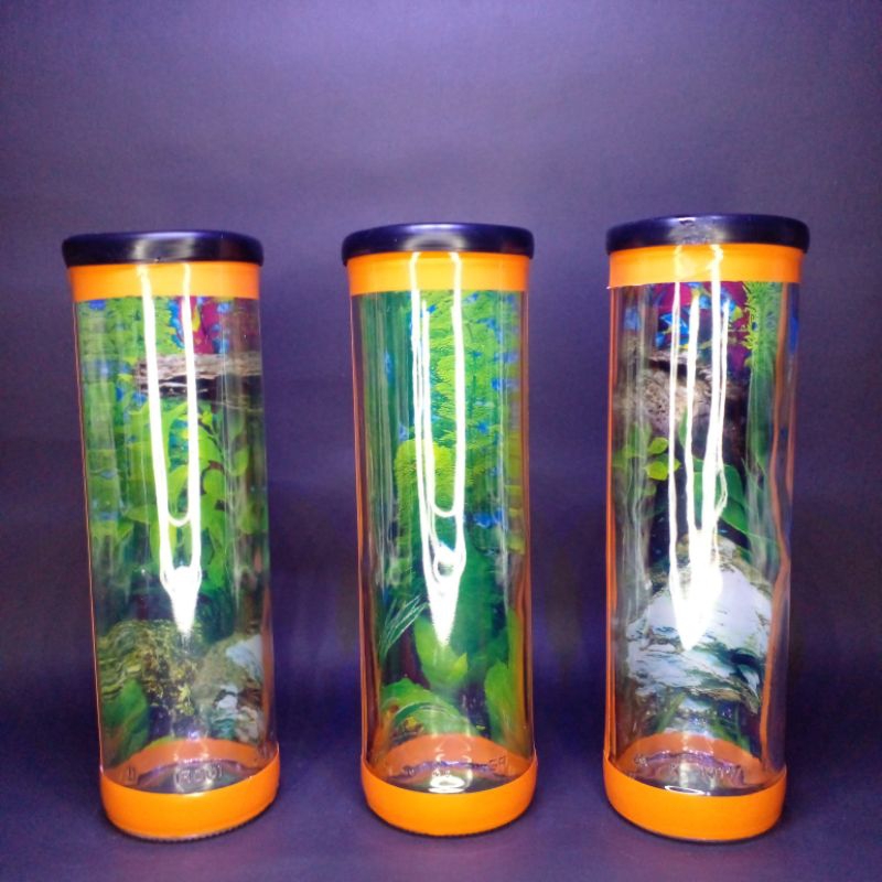 Jual Aquarium mini/ Soliter Cupang/ Soliter mini/ Soliter ikan/ Botol ...