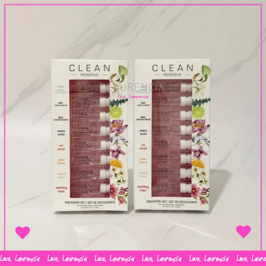 Jual CLEAN RESERVE Perfume Discovery Set / Reserve H2EAU Sample Set Eau ...