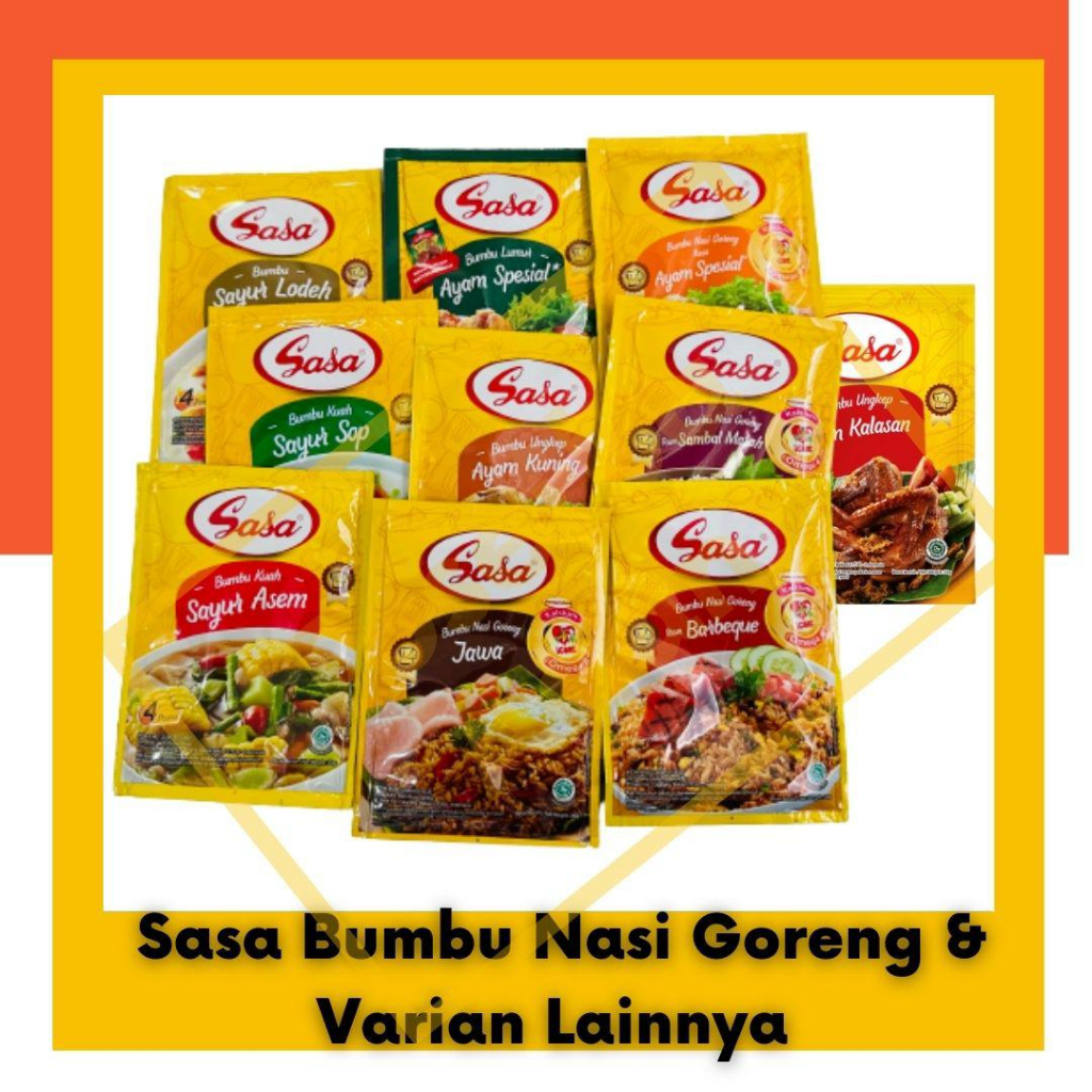 Jual Sasa Bumbu Nasi Goreng & Semua Bumbu Lainnya Varian ( Jawa / Ayam ...