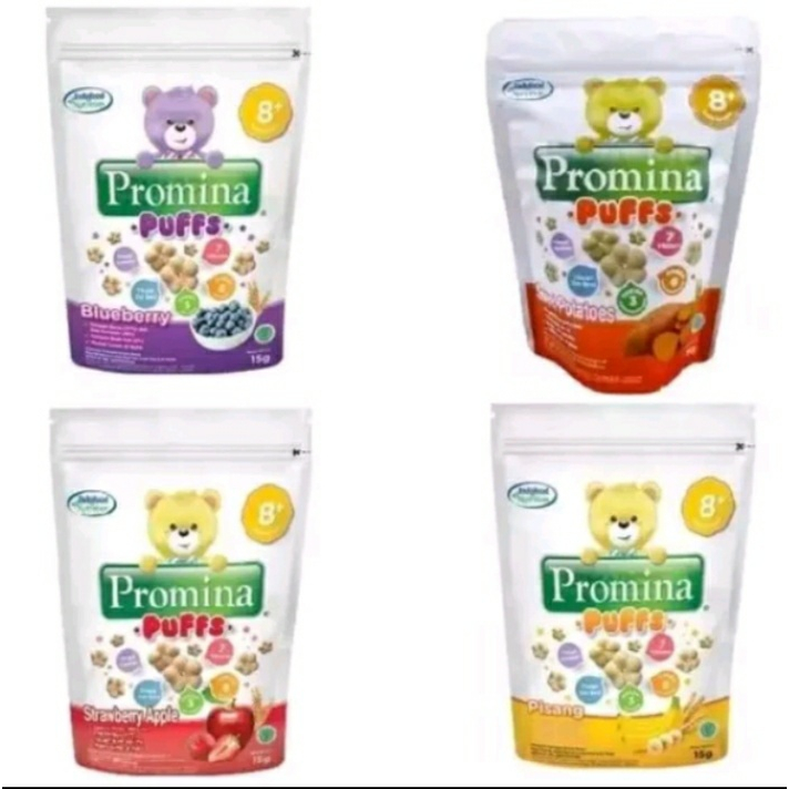 Jual Milna Nature Puff Organic Pouch 15gr Biskuit Sereal Makanan Bayi ...