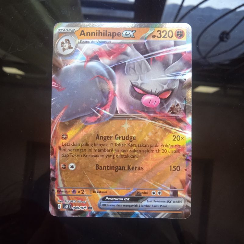 Jual Annihilape EX RR 040/071 SV2P Pokemon TCG Indonesia Trading Card ...