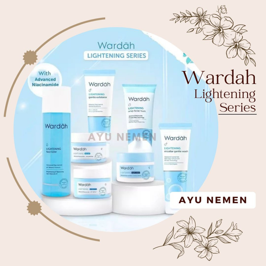 Jual WARDAH LIGHTENING SERIES / WARDAH LIGHTENING CREAM / WARDAH FACIAL ...