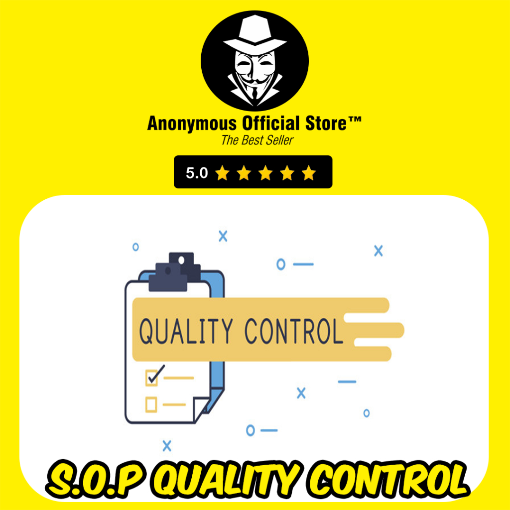 Jual SOP QUALITY CONTROL S.O.P QC BAHAN BAKU DAN MONITORING KINERJA ...