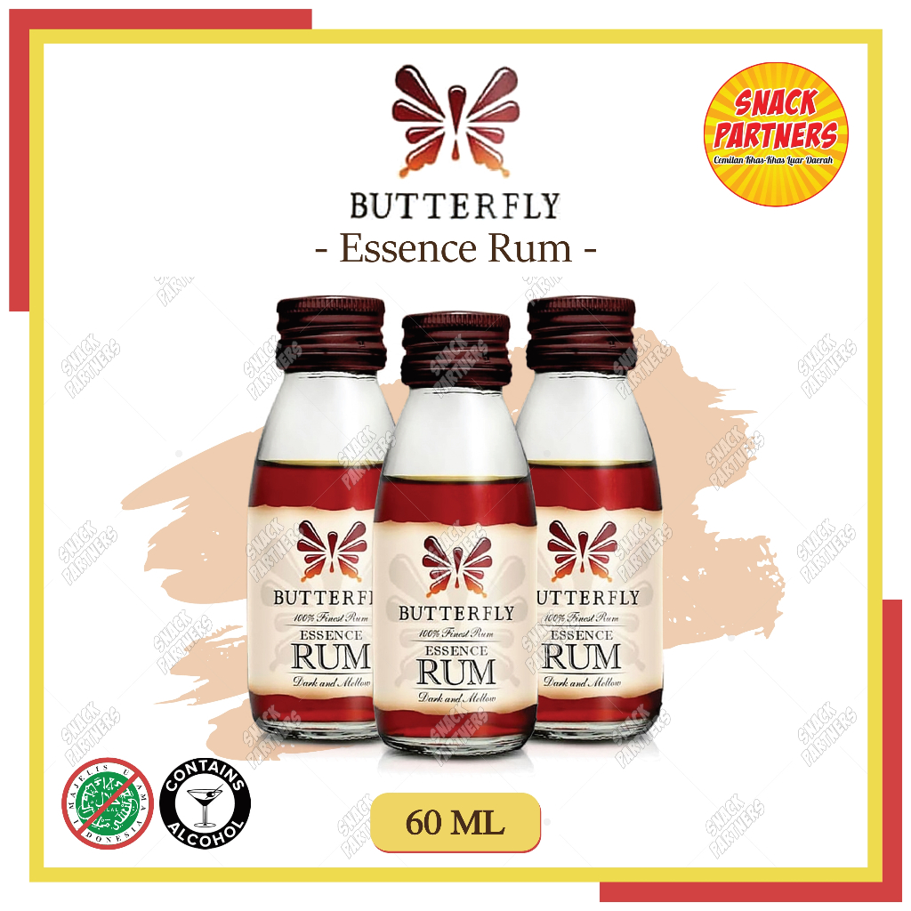 Jual BUTTERFLY Rum Essence 60 ML - Rhum Jamaica - Kupu KoePoe KoePoe Perisa Rum Essen | Shopee ...