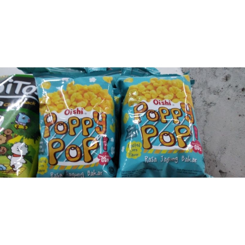 Jual Oishi Poppy Pop Rasa Jagung Bakar 60g | Shopee Indonesia