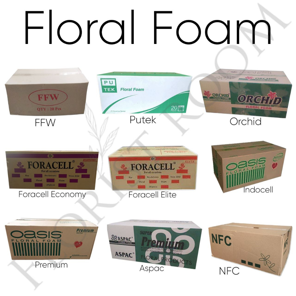 Jual Floral Foam Fresh Flower - NFC - Advantage - Aspac - Orchid ...