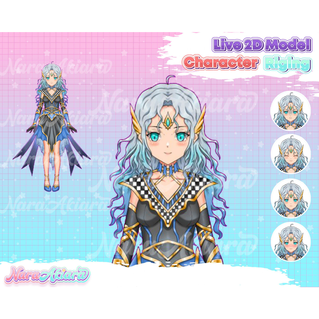 Jual Buat Channelmu Lebih Hidup dengan Karakter Vtuber Anime Live2D ...