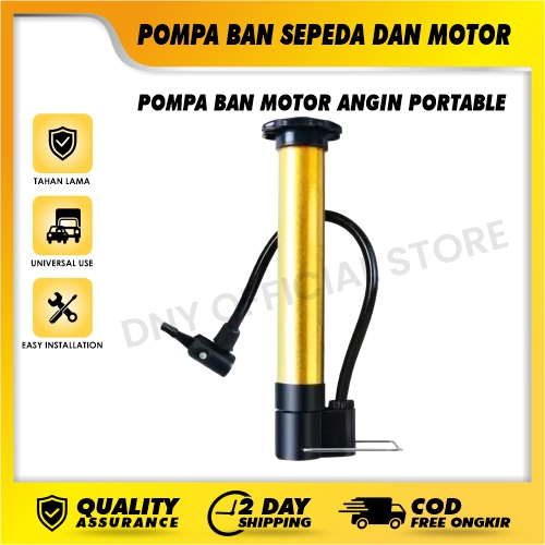 Jual Pompa Ban Sepeda dan Motor / Pompa Ban Motor Angin Portable ...