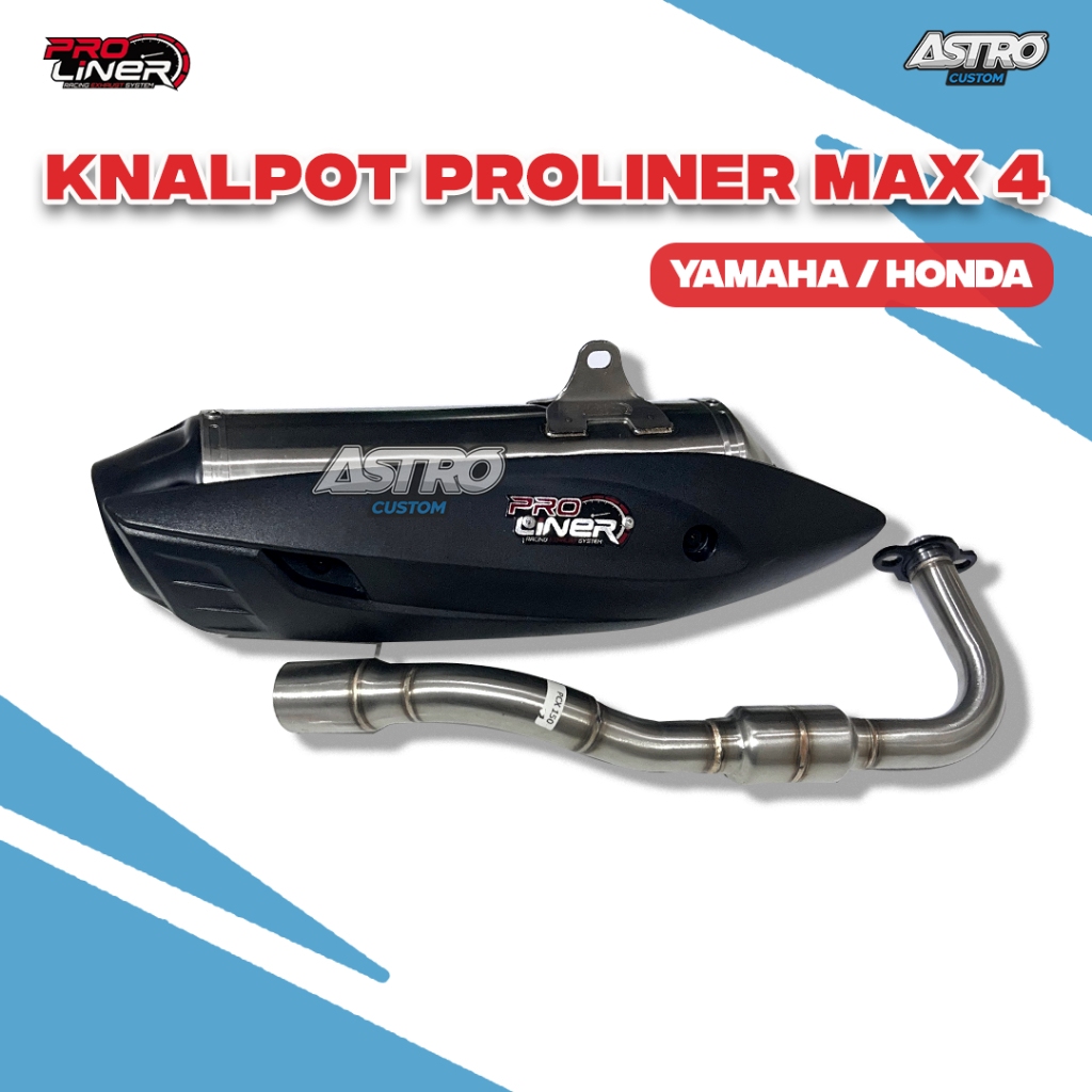 Jual Knalpot Racing Proliner MAX 4 Fazzio Nmax Aerox 155 Vario 125 150 ...