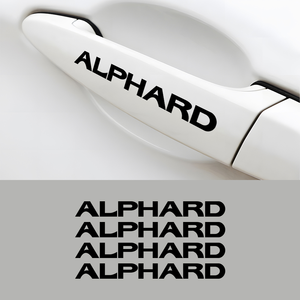 Jual Stiker Handle Pintu Mobil Toyota Alphard - Car Decal Sticker ...
