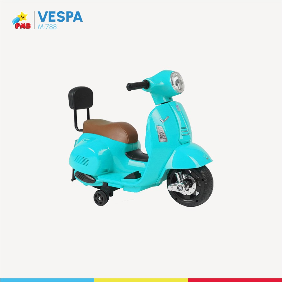 Jual Motor aki vespa matic mini scooter vintage vestic PMB M788 mainan ...