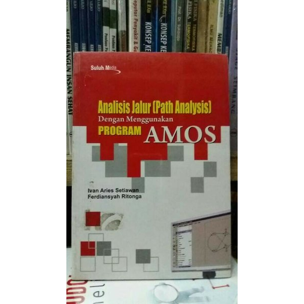 Jual Analisis jalur (Path analysis) dengan menggunakan program AMOS ...