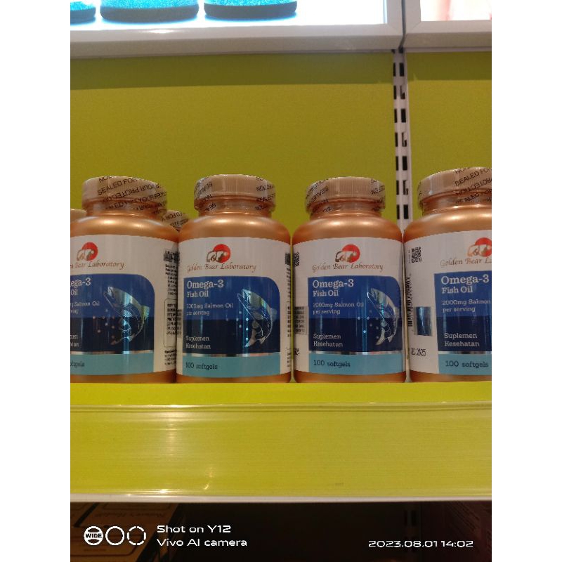 Jual golden bear salmon omega 3 isi 100 softgel | Shopee Indonesia