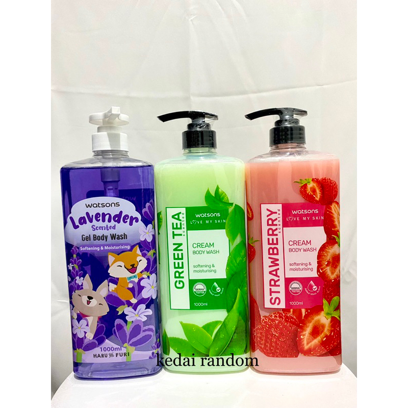 Jual Watson Sabun cair murah botol pump 1000 ml / body wash mandi 1 ...