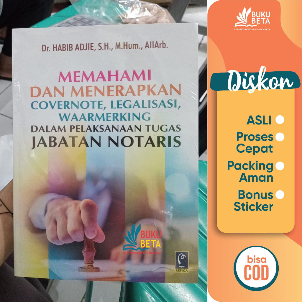 Jual Memahami Dan Menerapkan Covernote, Legalisasi, Waarmerking Dalam ...