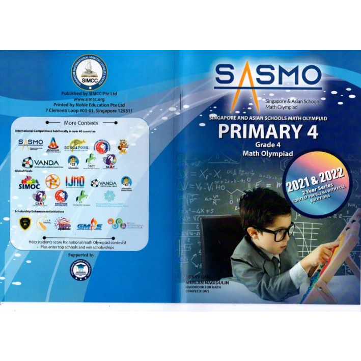 Jual SINGAPORE & ASIAN SCHOOLS MATH OLYMPIAD ( SASMO ) - PRI 4 ( 2021 ...