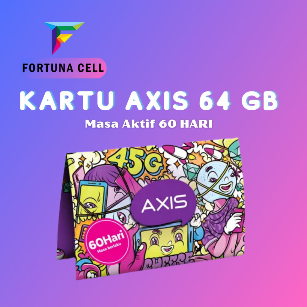 Jual KARTU PERDANA AXIS BARU 64 GB MASA AKTIF 60 HARI | Shopee Indonesia