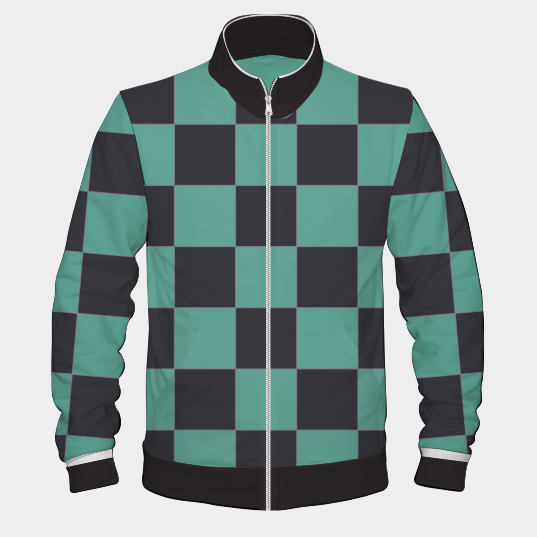 Jual Jaket Demon Slayer Kimetsu No Yaiba Tanjiro Kamado Motif Bahan ...