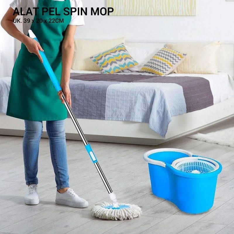 Jual Pel Mop Putar Otomatis Vanstar / Alat Pel Putar Otomatis Magic Mop ...