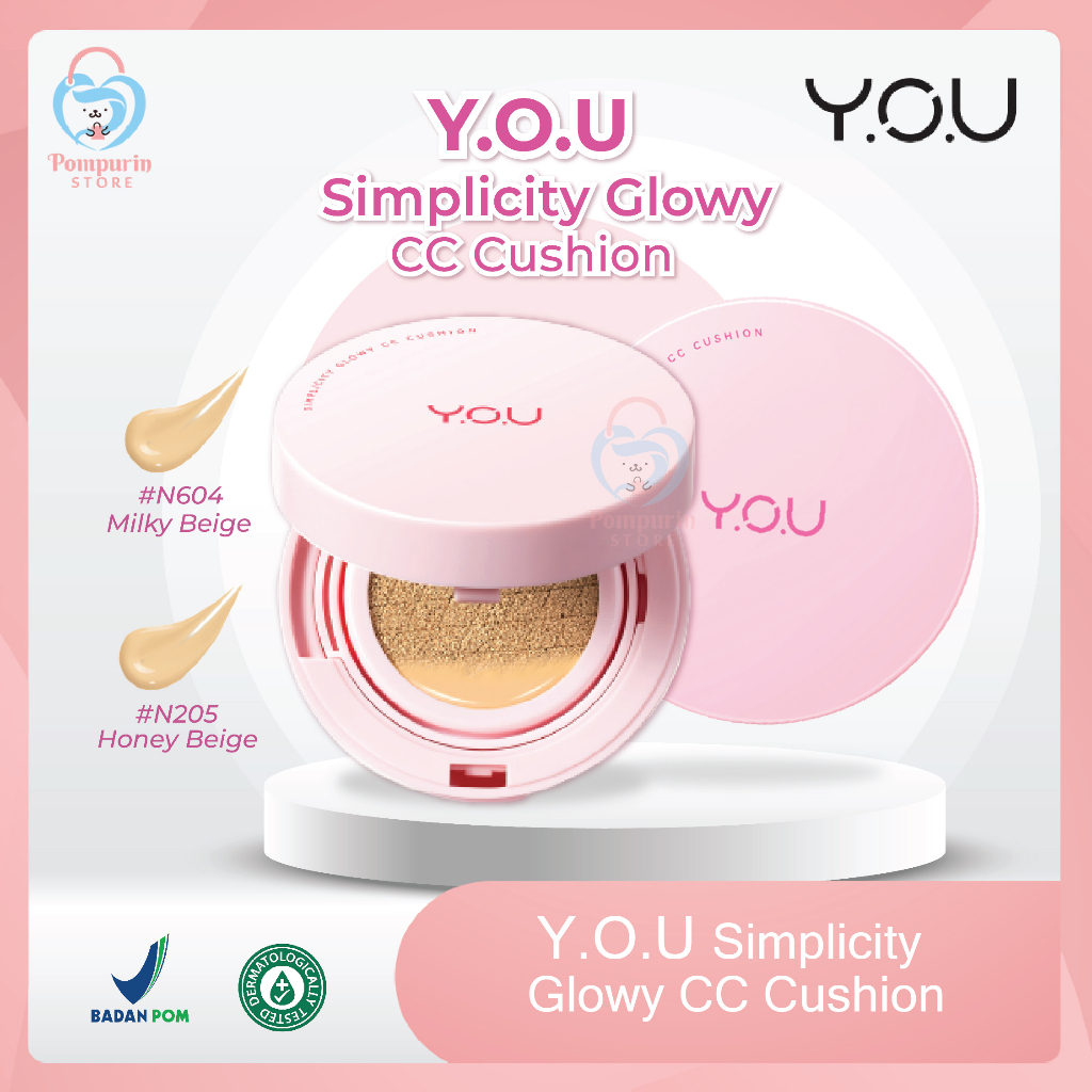 Jual [NEW] YOU Simplicity Glowy CC Cushion by Y.O.U Makeup | Shopee Indonesia