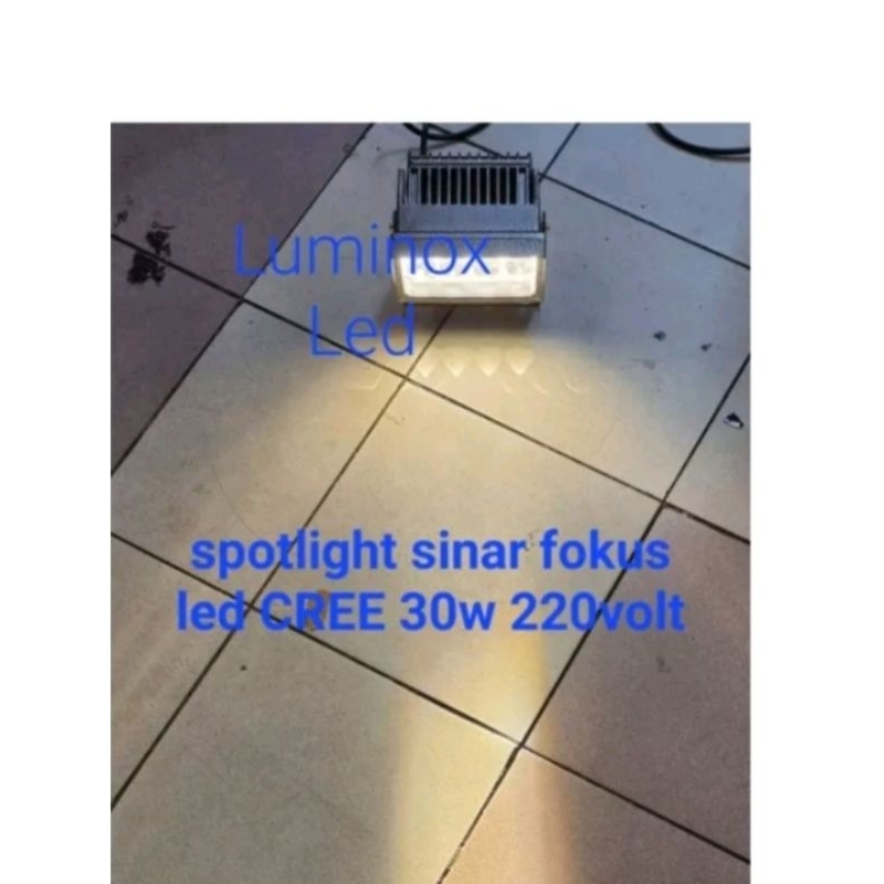 Jual spotlight fokus led 30w 30watt - sorot dinding gedung 30 watt ...