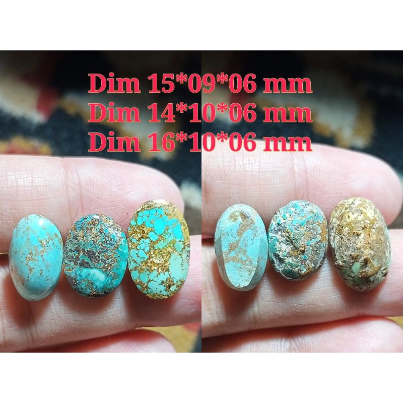 Jual Natural pirus persiunik dan antik serta emas harga 3pcs dimensi ...