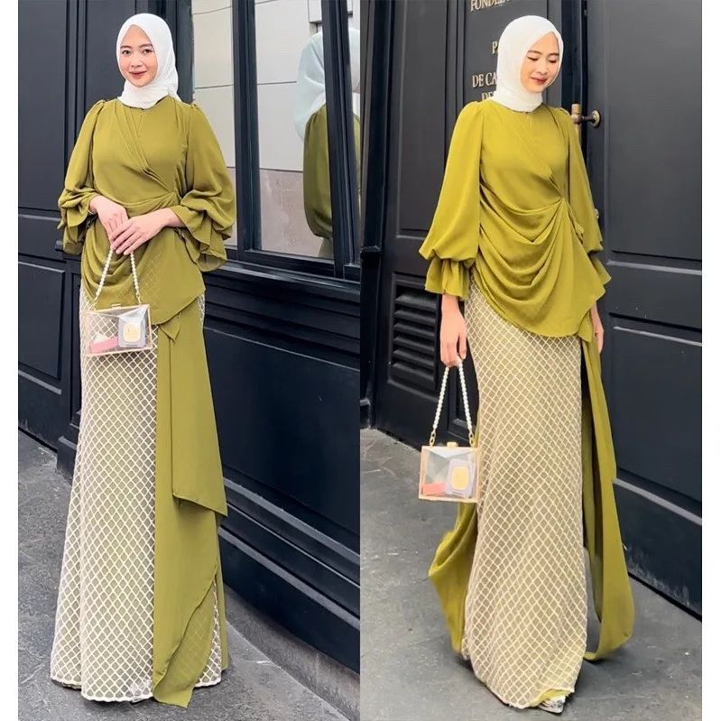 Jual NC ~Terbaru Dress Kondangan Duyung | Dress Pesta Kekinian Elegant | Luxury Dress Bridesmaid ...