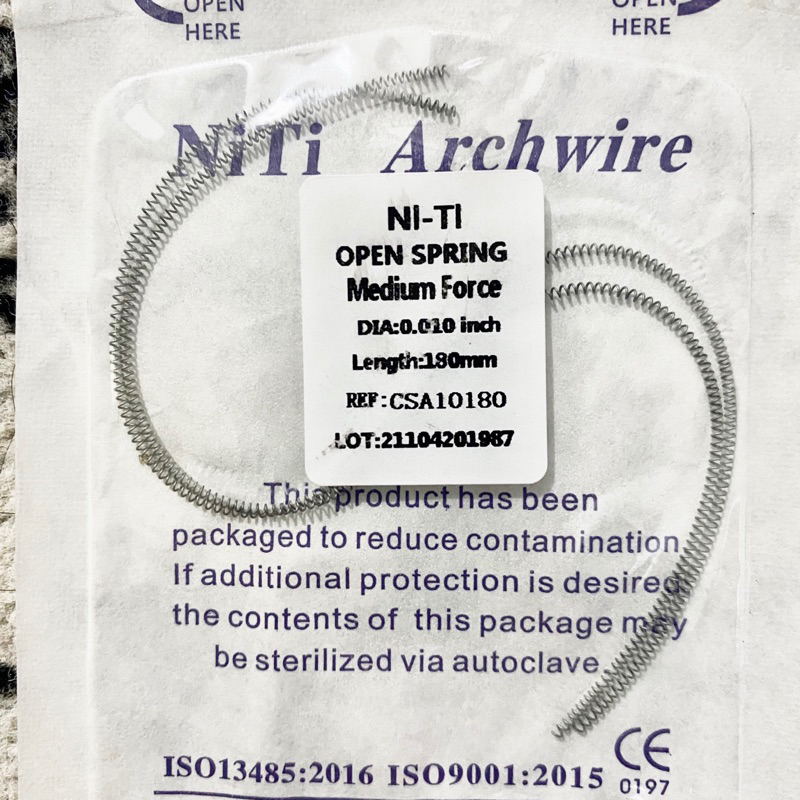 Jual NITI OPEN SPRING KAWAT BEHEL ORTHO DENTAL | Shopee Indonesia