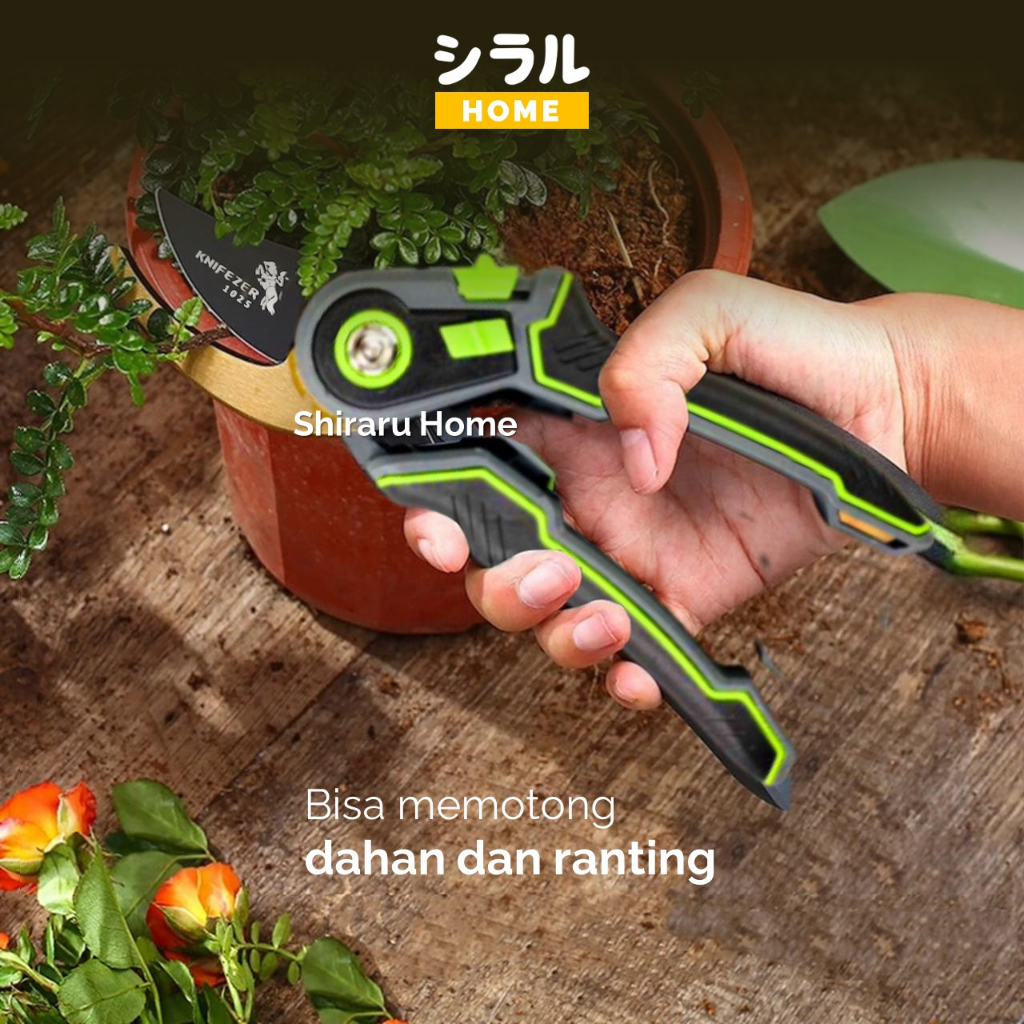 Jual ORIGINAL pruning shears gunting dahan bunga ranting stek alat potong dahan garden taman ...