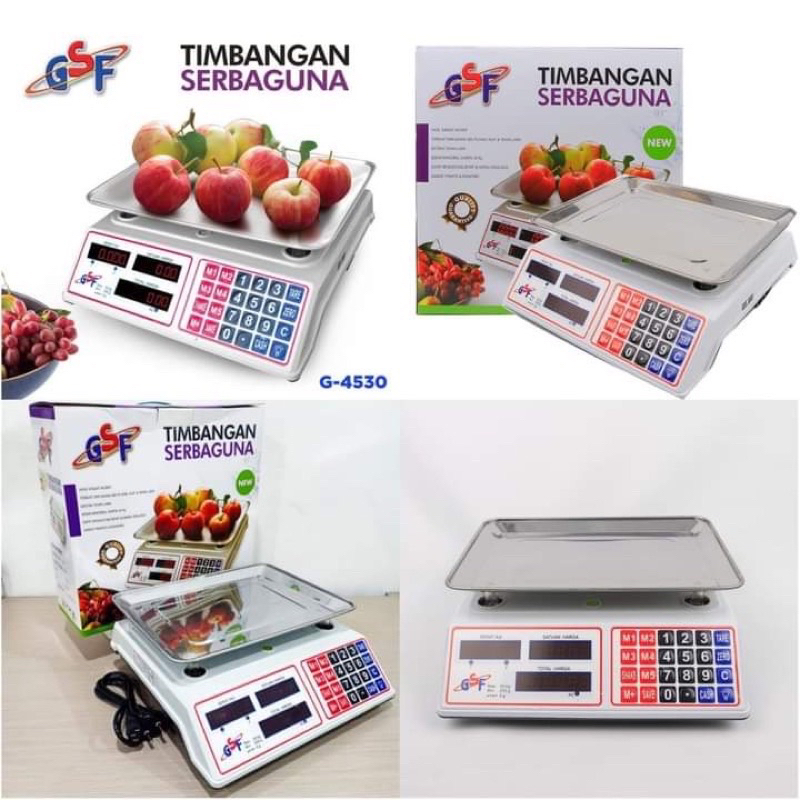 Jual TIMBANGAN DUDUK DIGITAL GSF G-4530 30kg 30 kg TIMBANGAN DIGITAL ...