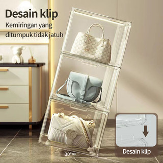 Jual Bohan Transparent Storage Display Box XXL/ Kotak Penyimpanan ...