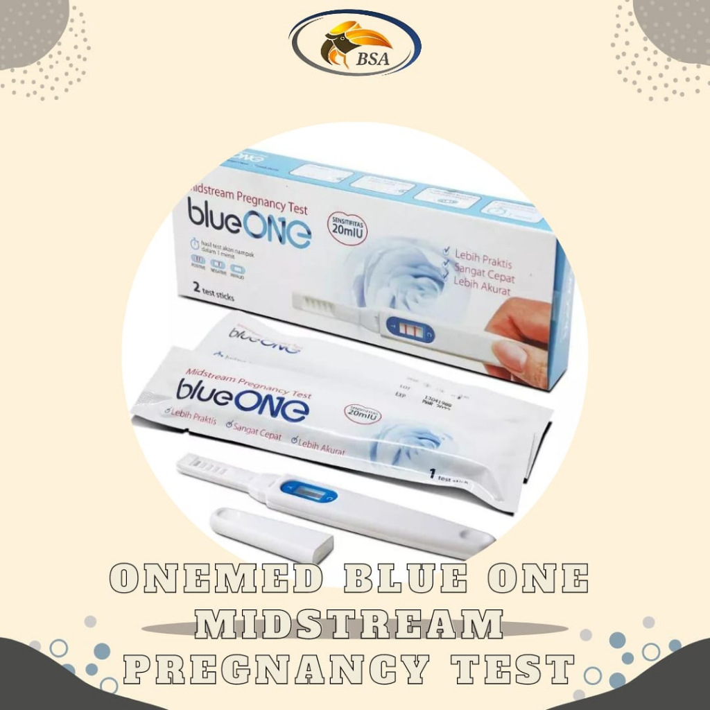 Jual ONEMED BLUE ONE MIDSTREAM PREG TEST 1S | Shopee Indonesia