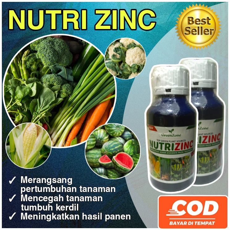 Jual nutri zinc Pupuk Organic Cair Nutrizinc mengatasi Asam Asaman pemacu pertumbuhan mampu ...