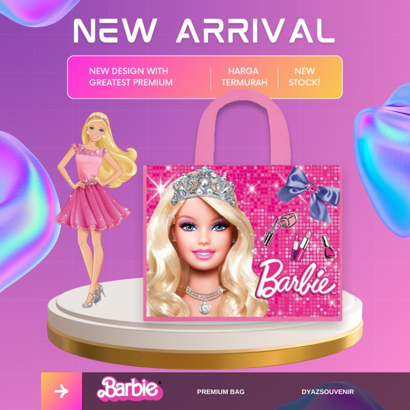 Jual Tas Kado Barbie Tas Ultah KFC Tas souvenir Termurah Tas Anak Tas ...