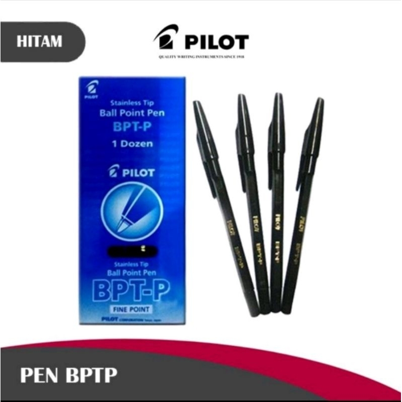 Jual Pulpen / Pen Pilot BPTP Hitam Harga Per 12pcs Harga Termurah ...