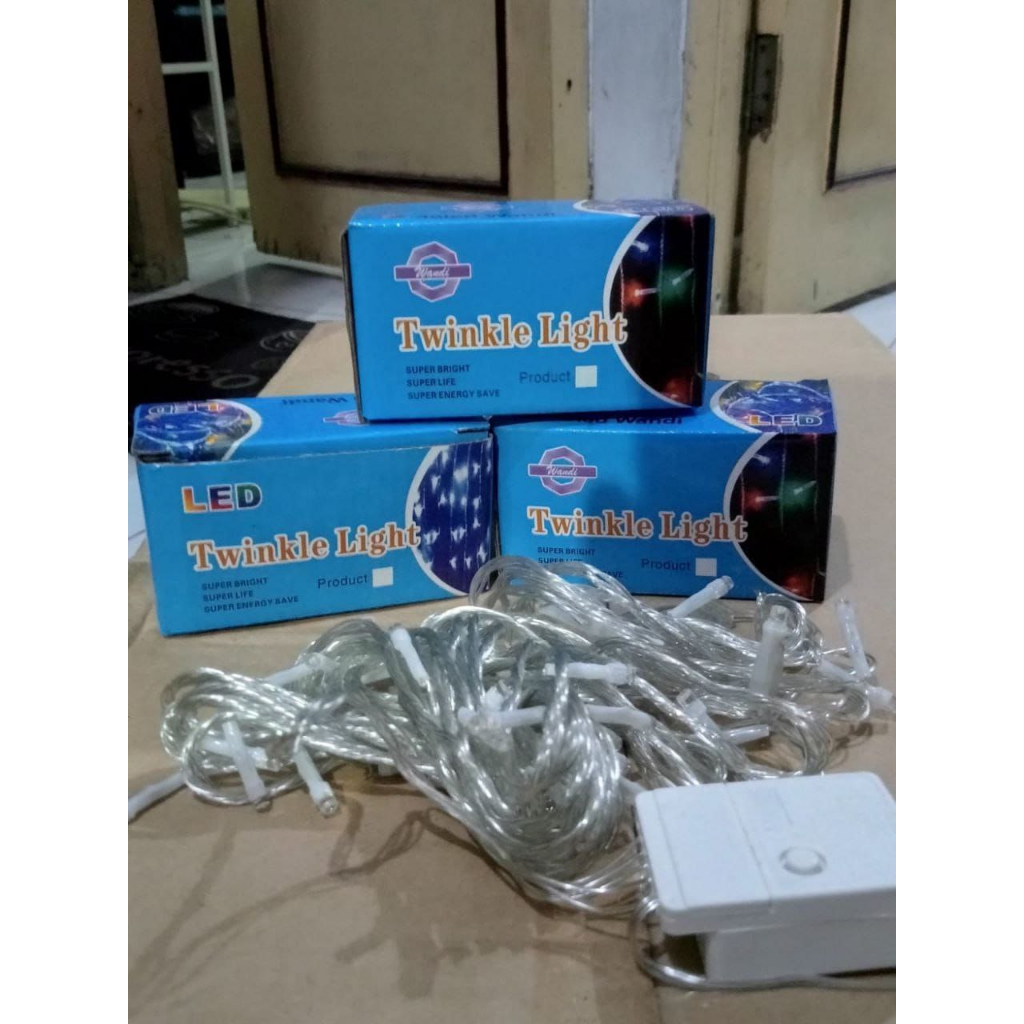 Jual lampu natal hias ( lampu tumblr ) 100led 10m kurleb packing box ...