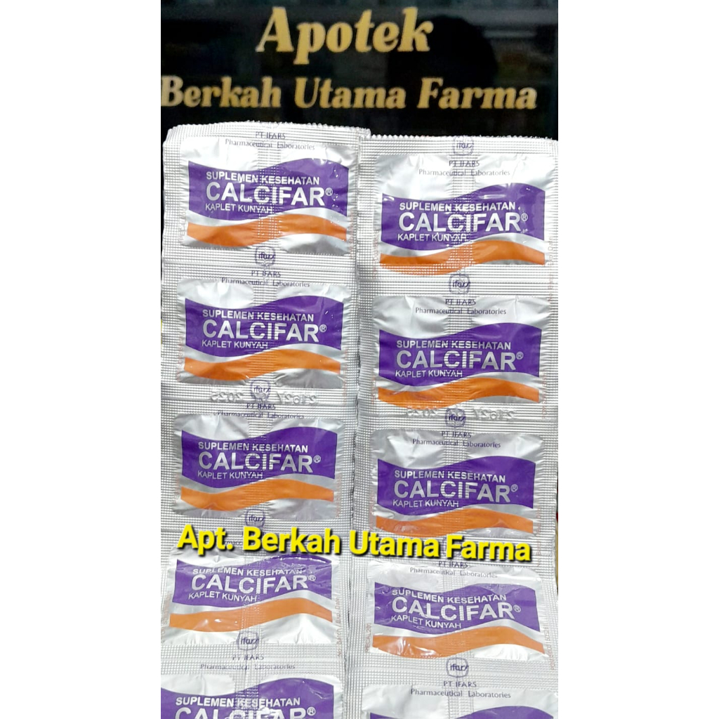 Jual Calcifar Tablet Strip isi 10 Tablet | Shopee Indonesia