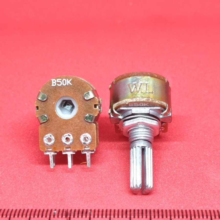Jual 5pcs POTENSIOMETER POTENSIO STEREO 50K 100K | Shopee Indonesia