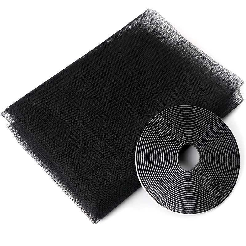 Jual Jaring Anti Nyamuk Jendela 130x150cm +Bonus Perekat - Black ...