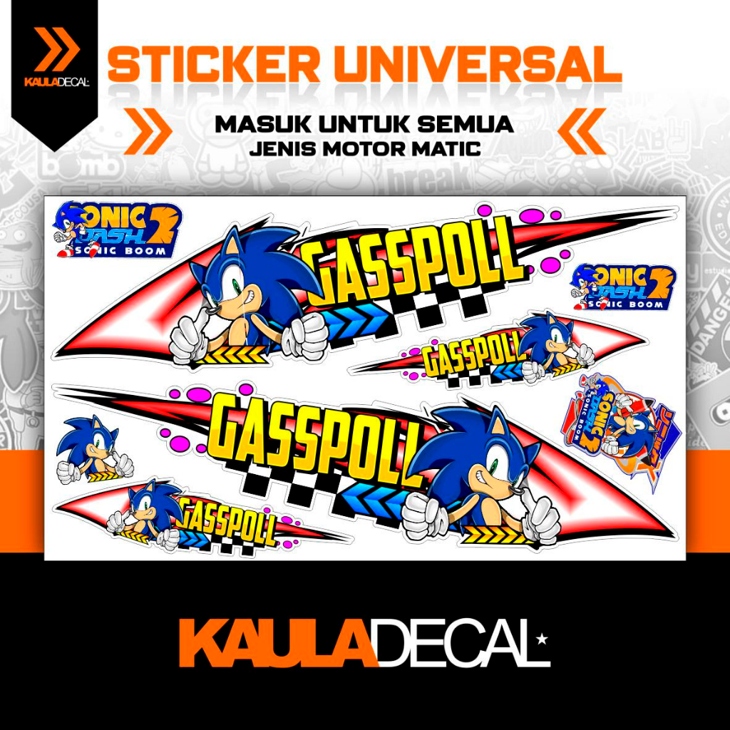 Jual STIKER STRIPING MOTOR ALL MATIC MOTIF 166 / UNIVERSAL MATIC ...