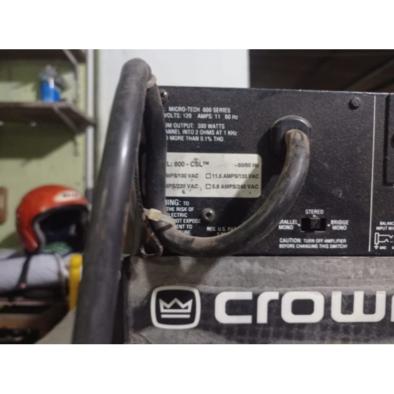 Jual power amplifier crown 800 csl bekas second | Shopee Indonesia