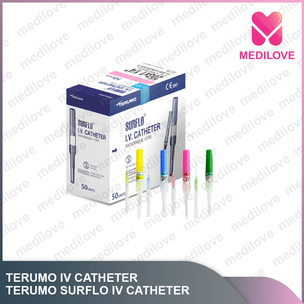 Jual Terumo Surflo 18g 20g 22g 24g TERUMO SURFLO / SURFLO IV CATHETER ...