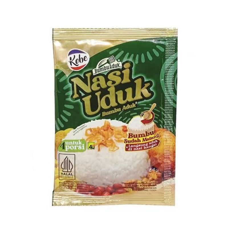 Jual KOBE bumbu nasi uduk sachet renceng isi 10x15g | Shopee Indonesia